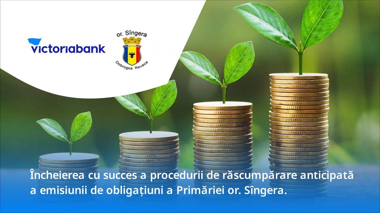Victoriabank – intermediar financiar al primelor emisiuni de obligațiuni municipale din ...