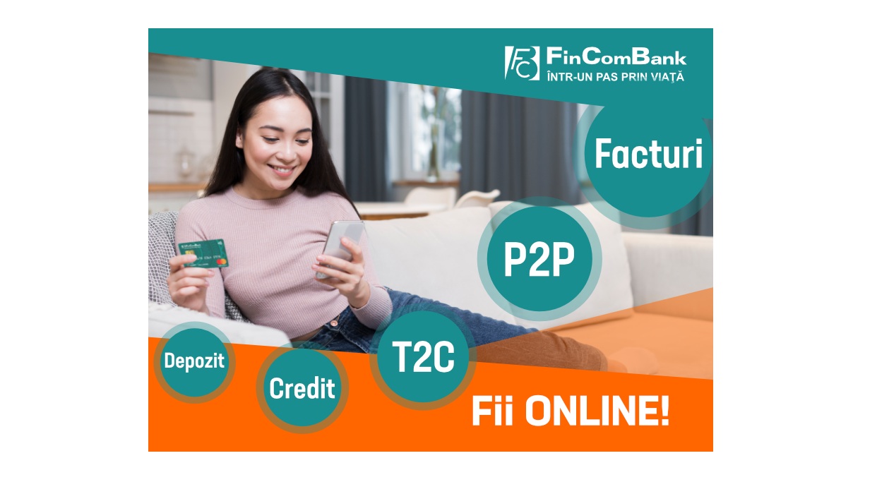 Deschide un card bancar și fii online cu FinComBank – Bancamea