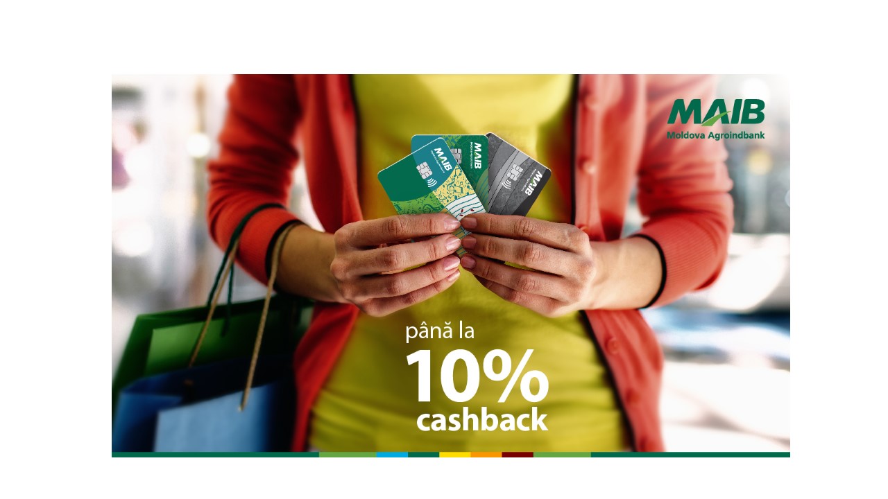 Achită cu cardurile din colecția GAMA și primește până la 10% cashback ...