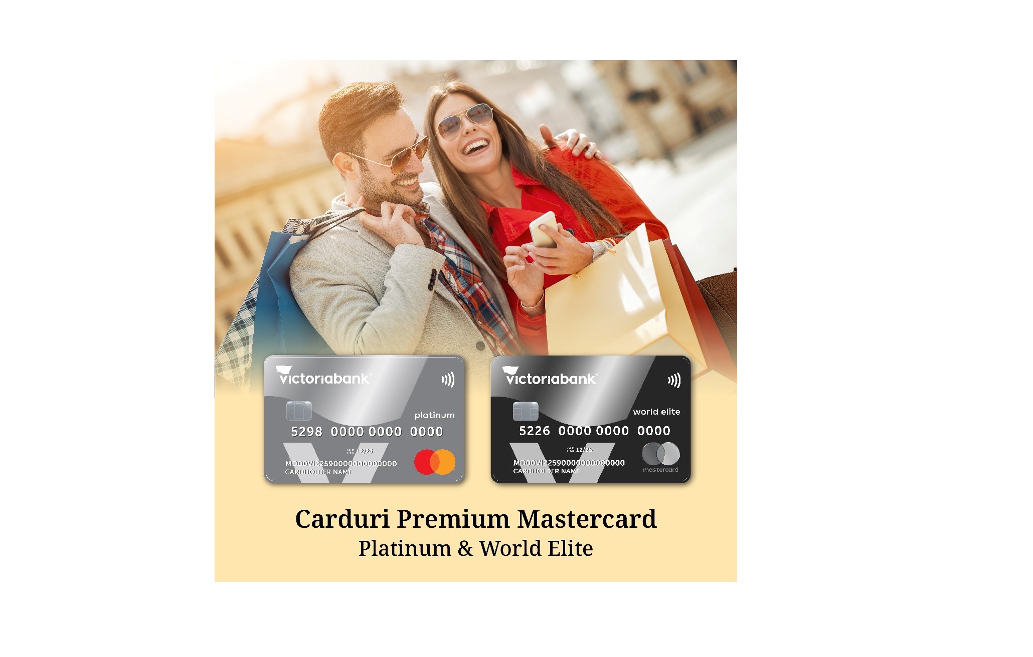 Cardurile Premium – Mastercard Platinum și Mastercard World Elite acum și la Victoriabank ...