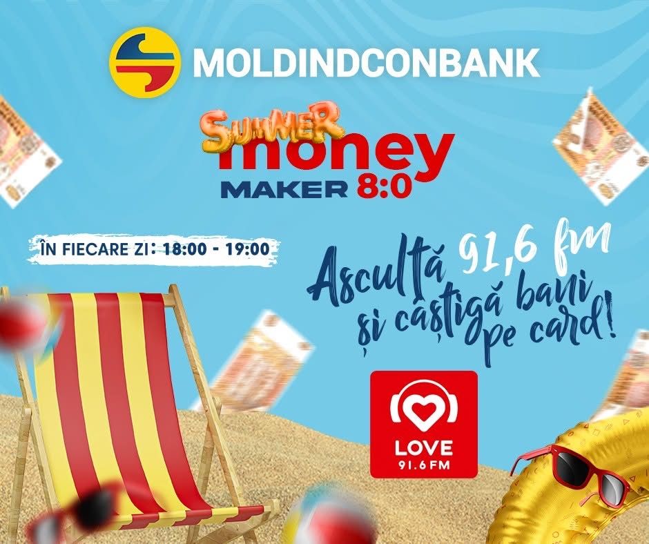 Câștigă 500 de lei pentru cunoștințele tale, cu Moldindconbank și Love Radio Moldova – Bancamea